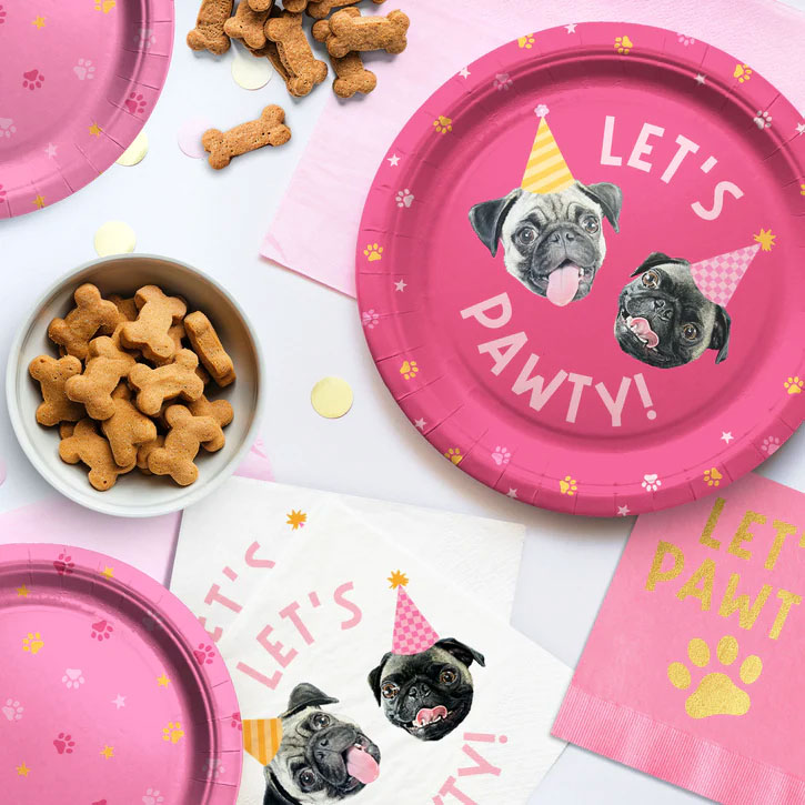 Full Color 7" White Paper Plate