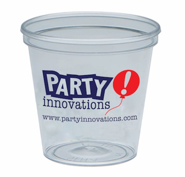 1 oz Custom Clear Hard Plastic Shot Cup