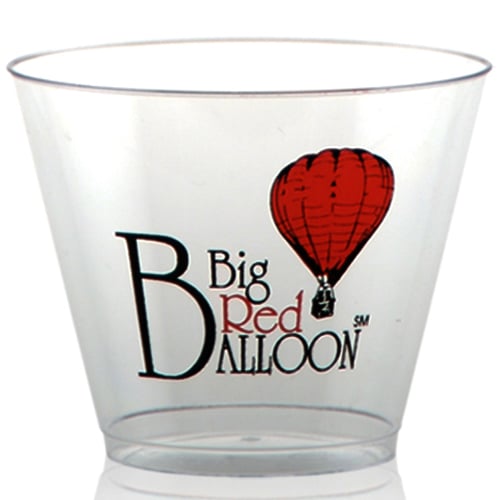 2-Color Imprint 9 oz Hard Plastic Rocks Cups