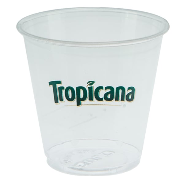 3.5 oz Custom Soft-Sided Clear Cups, Full-Color, Recyclable