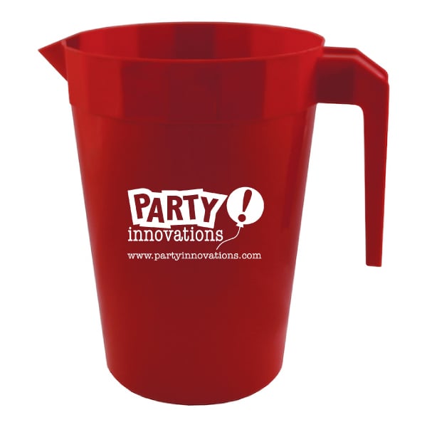 64 oz. Custom Plastic Picnic Pitcher, 1-Color Imprint