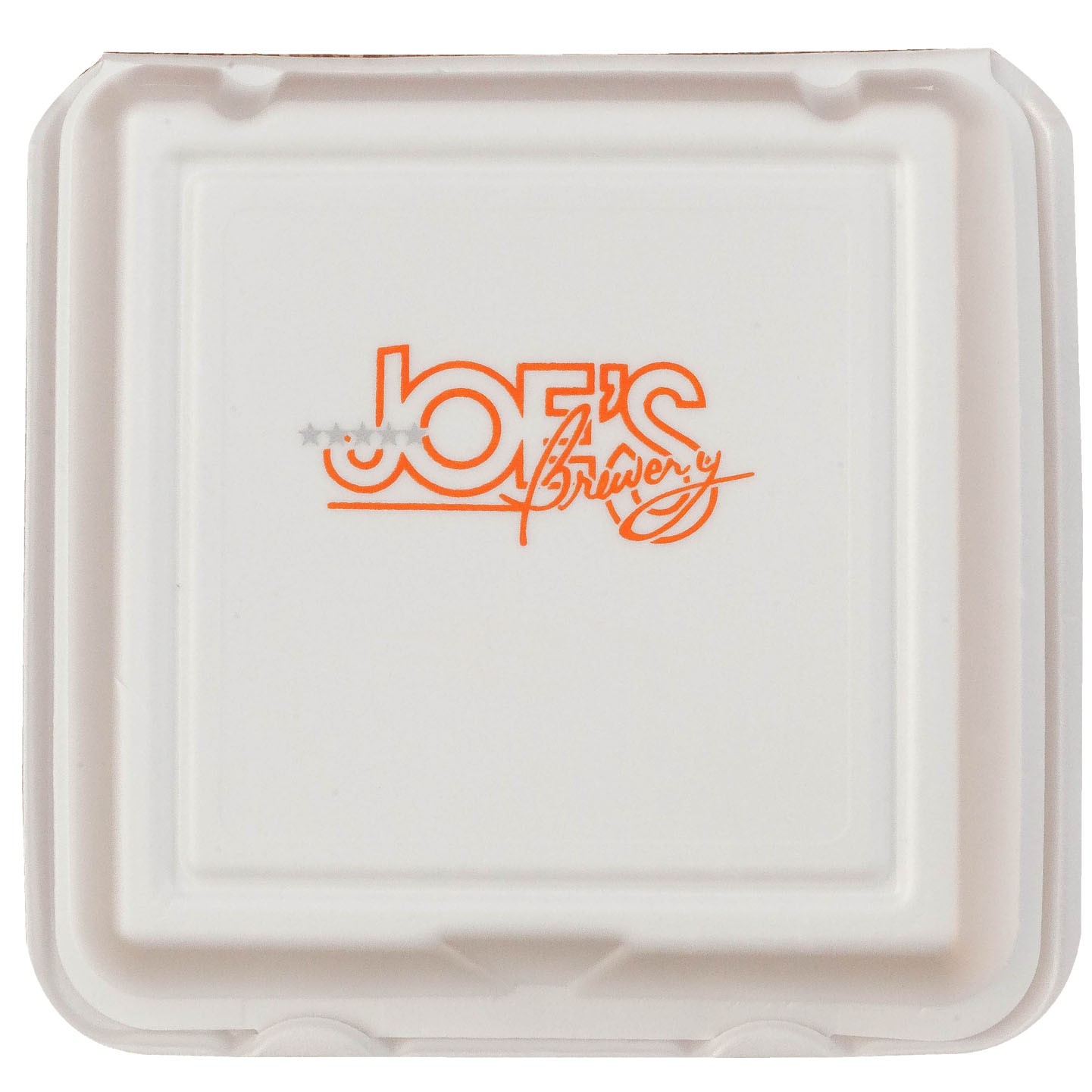 Large Open Foam Hinged Deli Container