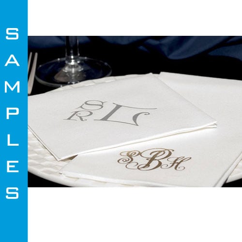 Linen-Like White Napkin Samples, Premium Thickness for Wedding & Party ...